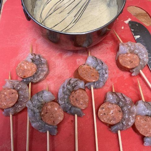 Creole Crusted Shrimp & Sausage Pops for the win | The Day