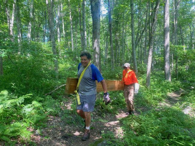 Building a bog bridge: First, line up plenty of helpers | The Day