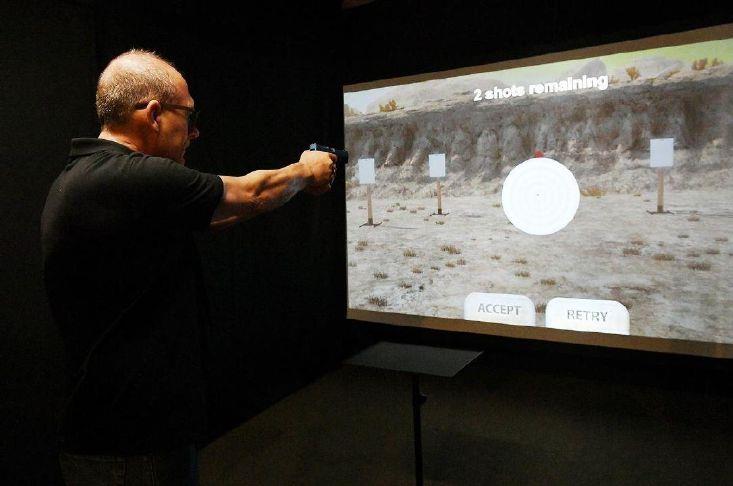 Virtual gun range emphasizes opportunity to safely hone skills | The Day