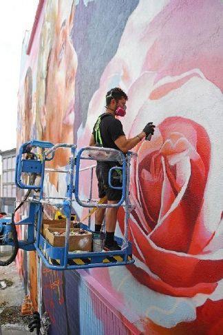 Giant Norwich mural nearly finished, to be unveiled Saturday | The Day