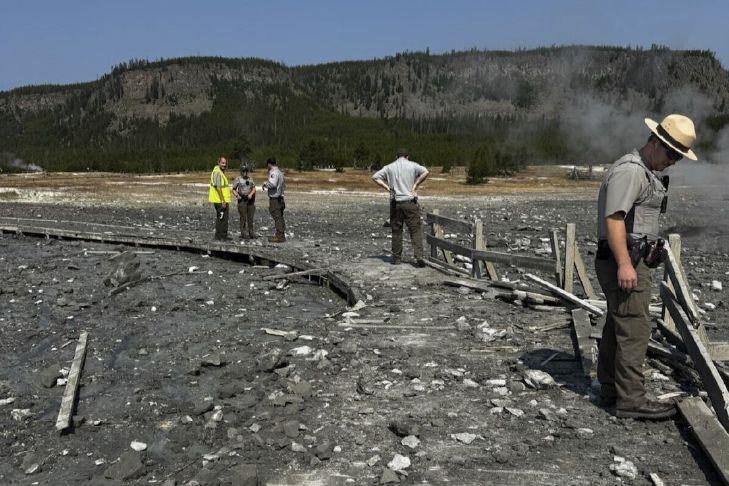 Surprise Yellowstone geyser eruption highlights little known hazard at ...
