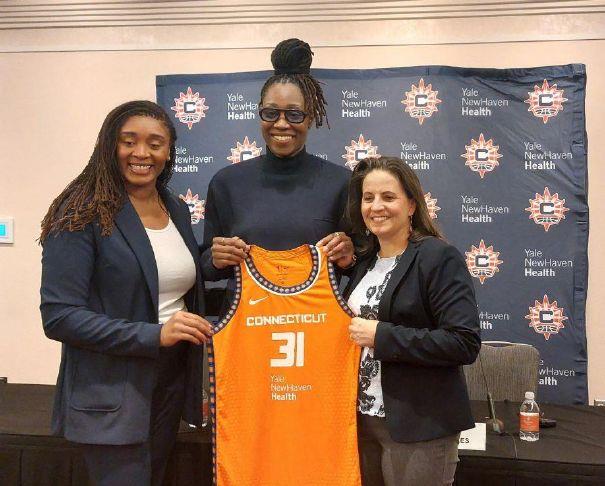 WNBA legend Tina Charles excited to be back with the Connecticut Sun ...