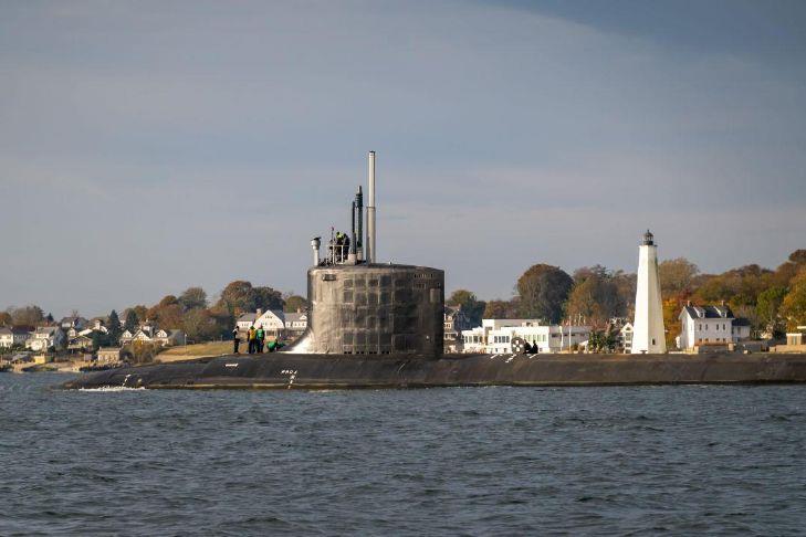 EB's Quonset Point facility is where the sub-building process starts ...