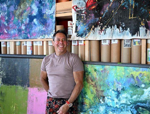 Color, texture and pattern: David J. Marchi's art is the focus of a new ...