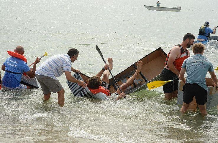 Staying afloat in a cardboard boat | The Day