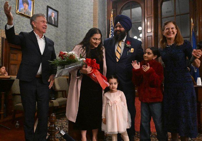 Swarnjit Singh sworn in as Norwich Mayor | The Day